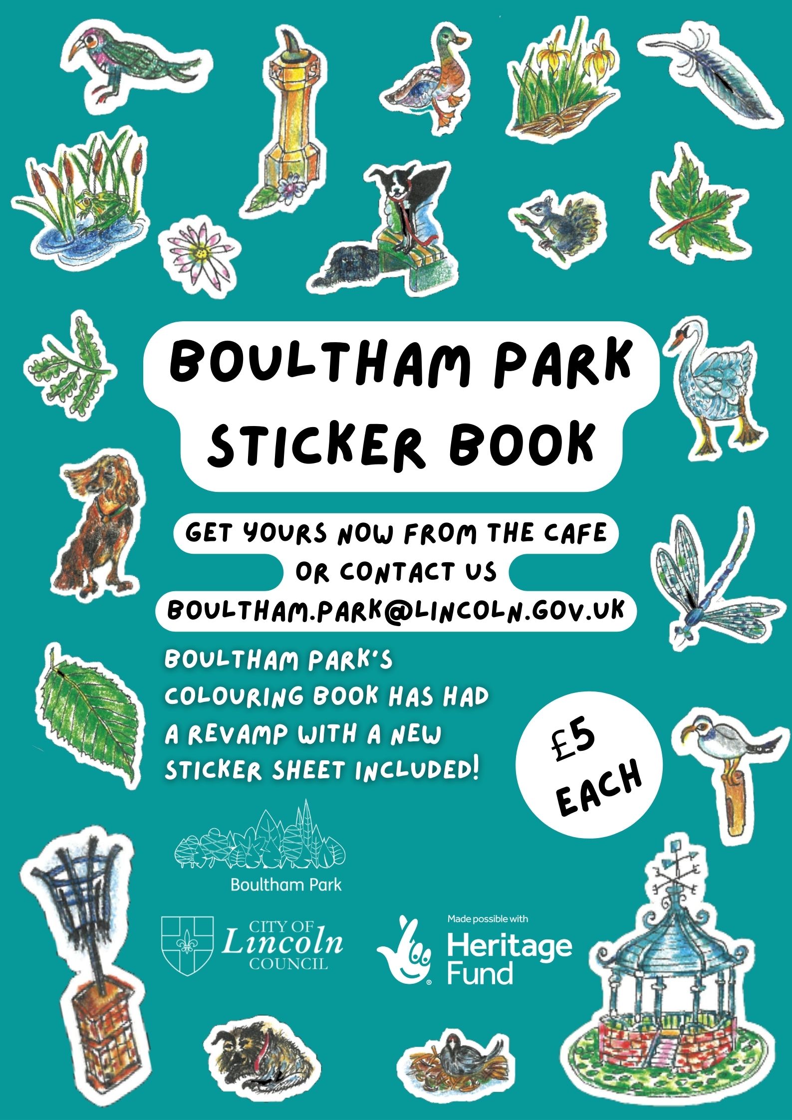 Boultham Park Sticker Book – Boultham Park